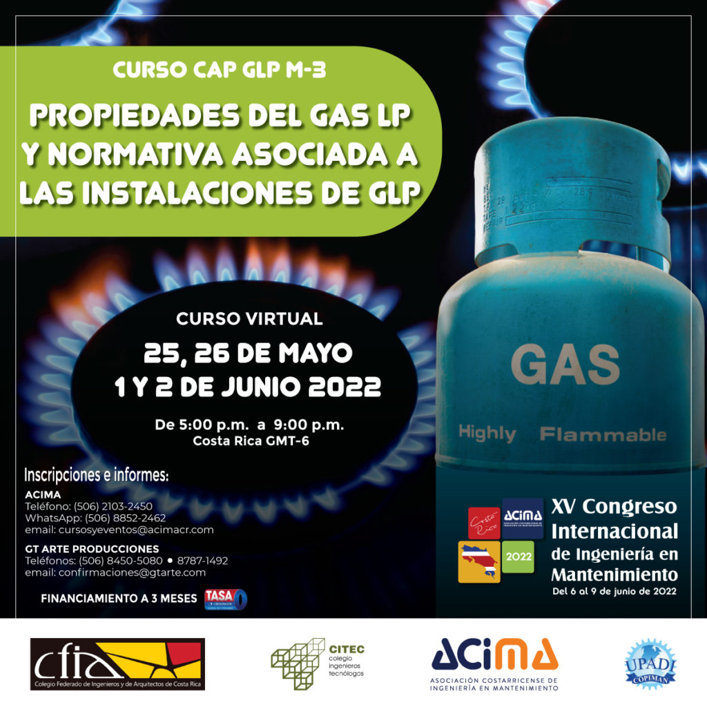 Curso CAP Gas LP M-3: Propiedades del Gas LP y Normativa Asociada a las Instalaciones de GLP - ACIMA